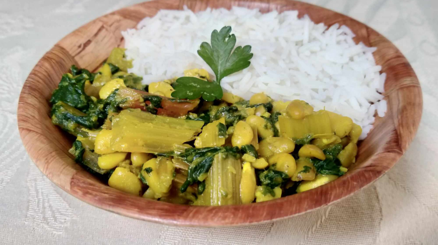 Dahl de féveroles et blettes – Graine de Choc